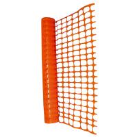China 100% Virgin HDPE Orange Safety Fence 1m x 50m UV Stabilized Barrier Net for Construction for sale