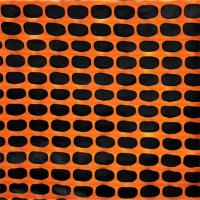China HDPE Orange Safety Barrier Fence Netting 1x50m Roll UV Stabilized Crowd Control Mesh for sale