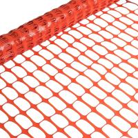 China HDPE Orange Safety Barrier Fence Netting 1x50m Roll UV Stabilized Crowd Control Mesh for sale