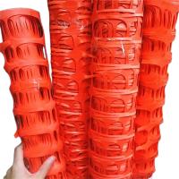 China HDPE Orange Safety Fence Net 1m x 50m UV Stabilized Construction Barrier Mesh for sale
