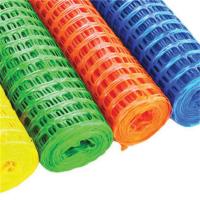 China HDPE Orange Safety Fence Net 1m x 50m UV Stabilized Construction Barrier Mesh for sale