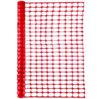 China Orange HDPE Safety Warning Barrier Mesh Fence 1x50m Roll for Construction Snow Fencing for sale