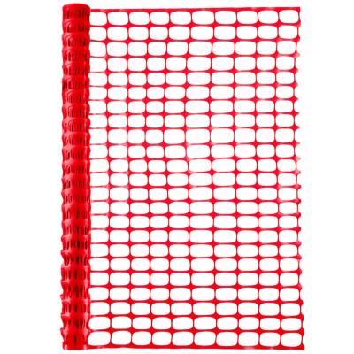 China Orange HDPE Safety Warning Barrier Mesh Fence 1x50m Roll for Construction Snow Fencing for sale