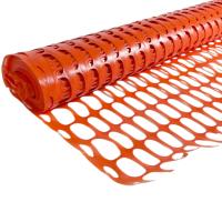 China Wholesale HDPE Orange Plastic Safety Barrier Fence 1m x 50m UV Stabilized Construction Site Mesh for sale