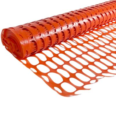 China Wholesale HDPE Orange Plastic Safety Barrier Fence 1m x 50m UV Stabilized Construction Site Mesh for sale