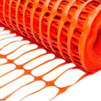 China Orange Plastic Safety barrier fence netting for sale
