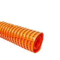 China HDPE Plastic Barrier Fencing Mesh 1m x 50m Orange Safety Net UV Stabilized for sale