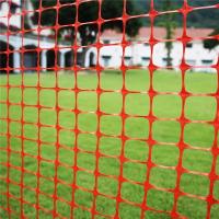 China HDPE Plastic Barrier Fence 1x50m Orange Safety Mesh for Construction Sites for sale
