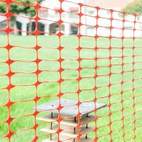 China 100% Virgin HDPE Orange Safety Barrier Fence Netting 1m x 50m UV Stabilized for sale