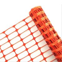 China Orange HDPE Plastic Safety Fence 1m x 50m UV Stabilized Barrier Net for sale
