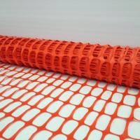 China Orange HDPE Plastic Safety Fence 1m x 50m UV Stabilized Barrier Net for sale