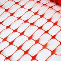 China Orange HDPE Plastic Safety Fence 1m x 50m UV Stabilized Barrier Net for sale