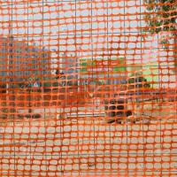 China Orange HDPE Plastic Safety Fence 1m x 50m UV Stabilized Barrier Net for sale