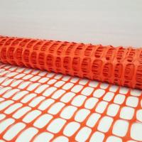 China HDPE Plastic Safety Warning Barrier Fence 1x50m Orange Construction Site Fence Net for sale