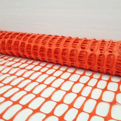 China HDPE Plastic Safety Warning Barrier Fence 1x50m Orange Construction Site Fence Net for sale