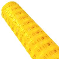 China Orange HDPE Plastic Safety Barrier Mesh Fence 1m x 50m UV Stabilized for sale