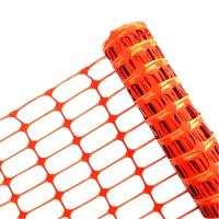 China Orange HDPE Plastic Safety Barrier Fence Net 1x50m UV Stabilized Temporary Fencing for sale