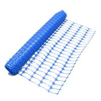 China HDPE UV Stabilized Orange Plastic Safety Barrier Fence Net 1x50m Roll 80gsm for sale