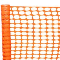 China HDPE Orange Safety Barrier Fence Net 1x50m Roll UV Stabilized Construction Site Mesh for sale