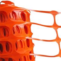 China HDPE UV Treated Orange Safety Barrier Fence 1m x 50m Roll 100gsm for sale