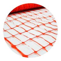 China HDPE UV Treated Orange Safety Barrier Fence 1m x 50m Roll 100gsm for sale