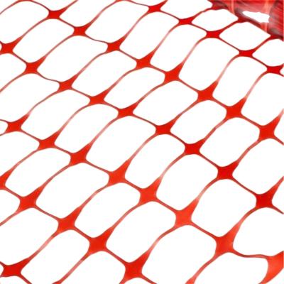 China HDPE UV Treated Orange Safety Barrier Fence 1m x 50m Roll Construction Site Protection for sale