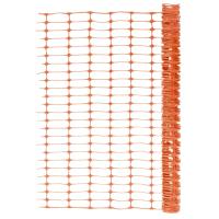 China 1x50m Orange HDPE Safety Barrier Mesh Net UV Stabilized Construction Fence for sale