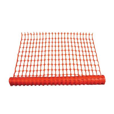 China HDPE Plastic Safety Warning Barrier Fence 1m x 50m Orange UV Stabilized Mesh for sale