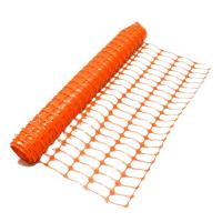 China HDPE Plastic Safety Warning Barrier Fence 1m x 50m Orange UV Stabilized Mesh for sale
