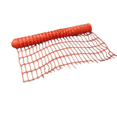 China Orange HDPE Plastic Safety Barrier Fence 1x50m Roll Snow Fence UV Stabilized for sale
