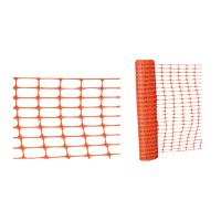 China Orange HDPE Plastic Safety Barrier Fence 1x50m Roll Snow Fence UV Stabilized for sale
