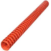 China HDPE Orange Safety Barrier Fence 1x50m Roll UV Stabilized Construction Warning Net for sale