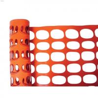 China HDPE Orange Plastic Road Safety Fence Net Warning Mesh Barrier 1x50m 100gsm for sale