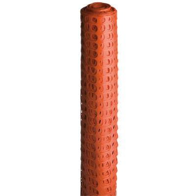 China HDPE Orange Plastic Road Safety Fence Net Warning Mesh Barrier 1x50m 100gsm for sale