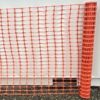 China HDPE Orange Plastic Road Safety Fence Net Warning Mesh Barrier 1x50m 100gsm for sale