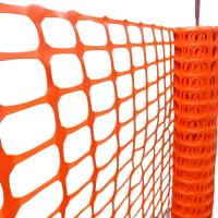 China Orange HDPE Safety Barrier Fence Net 1x50m UV Stabilized Construction Site Fencing for sale
