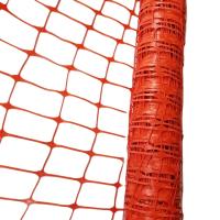 China Orange HDPE Safety Barrier Fence Net 1x50m UV Stabilized Construction Site Fencing for sale