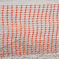 China HDPE Plastic Safety Barrier Fence 1m x 50m Orange UV Stabilized Construction Site Fencing for sale