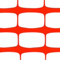 China Orange HDPE Safety Warning Net Barrier Mesh Fence 1x50m Roll 80gsm UV Stabilized for sale