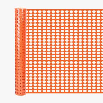 China Orange Safety Fence Plastic Mesh Fencing Roll 4x100ft Temporary Netting for Garden Snow Fence for sale