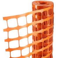 China HDPE UV Stabilized Orange Safety Snow Fence 1m x 50m Roll for Construction Site Barrier for sale