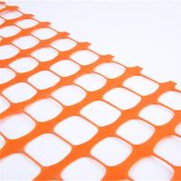 China HDPE Orange Safety Fence 1x50m Roll UV Stabilized Construction Barrier Net for sale
