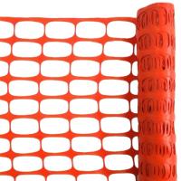 China HDPE Orange Safety Fence Net 1m x 50m UV Stabilized Barrier Mesh for Construction Sites for sale