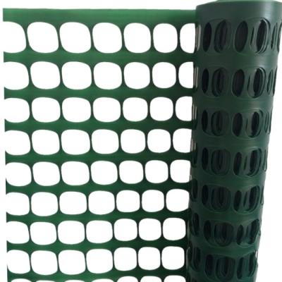 China HDPE Orange Safety Fence Barrier Net 1m x 50m UV Stabilized Snow Fencing for sale