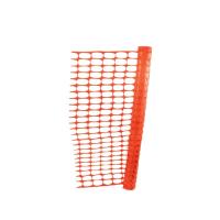 China HDPE Orange Safety Fence Barrier Net 1m x 50m UV Stabilized Snow Fencing for sale