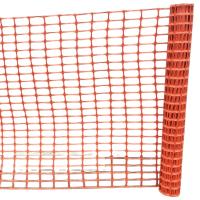 China HDPE Orange Plastic Safety Fence Mesh 1m x 50m UV Stabilized Barrier Netting for sale