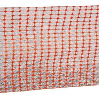 China HDPE Orange Plastic Safety Fence Mesh 1m x 50m UV Stabilized Barrier Netting for sale