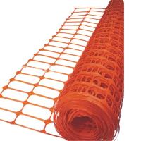 China Orange HDPE Plastic Safety Barrier Fence 1m x 50m UV Stabilized Snow Fencing for sale