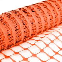 China HDPE Orange Plastic Safety Fence Mesh 1m x 50m UV Stabilized Barrier Netting for Construction for sale