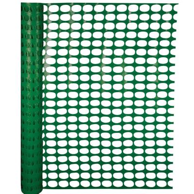 China HDPE Plastic Safety Barrier Fence 1m x 50m Orange UV Stabilized Warning Net for sale